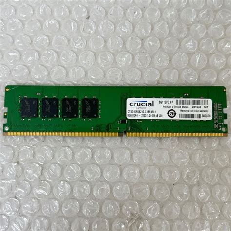 Yahooオークション Crucial 8gb Ddr4 2400 Udimmデスクトップパソ