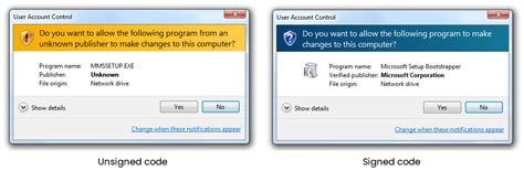 why i should sign my code and verify it before publishing