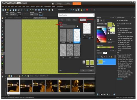 KB Corel PaintShop Pro How To Apply The Current Texture