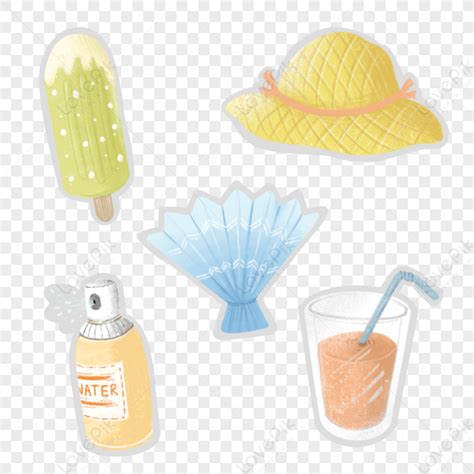 여름 소품 Png 일러스트 무료 다운로드 Lovepik