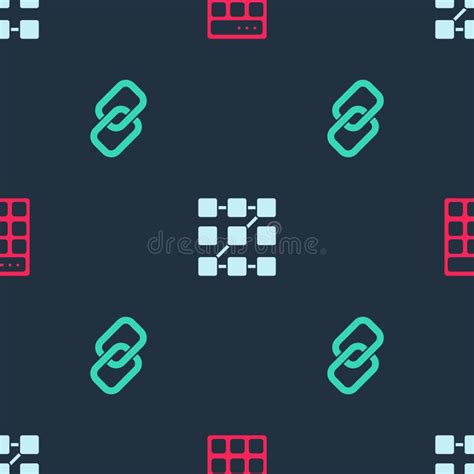 Set Password Protection Graphic Password And Chain Link On Seamless