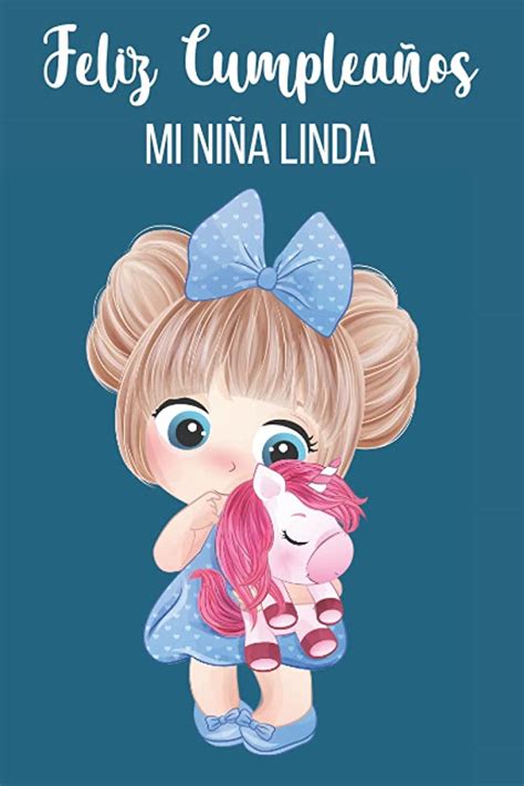 Feliz Cumpleanos Nina Linda Plantilla Tarjeta Felicitación Del Feliz