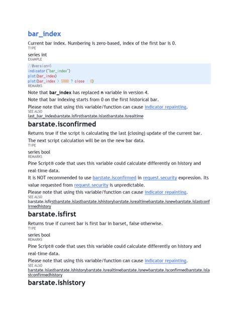 Pinescript V5 Manual Pdf Boolean Data Type Dividend