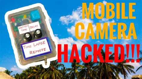how to make time lapse timer remote for mobile phone camera diy