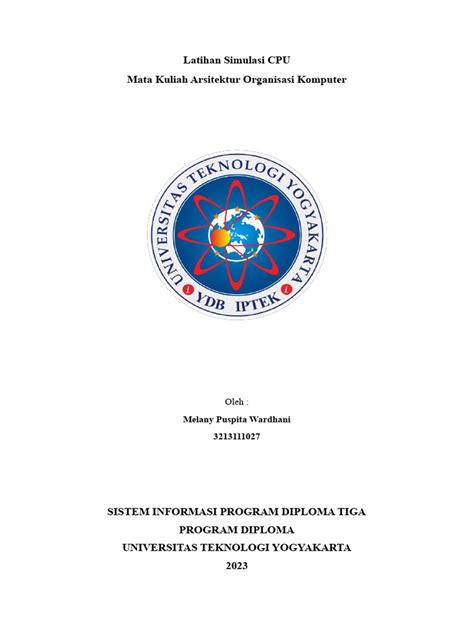 Latihan Penggunaan Cpu Simulator Dalam Organisasi Komputer Pdf Komputer