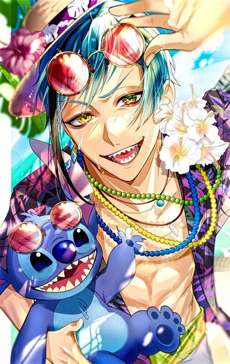 Floyd Leech And Stitch Twisted Wonderland And More Drawn By Joe Danbooru