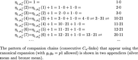 A More General Approach Fibonacci And I