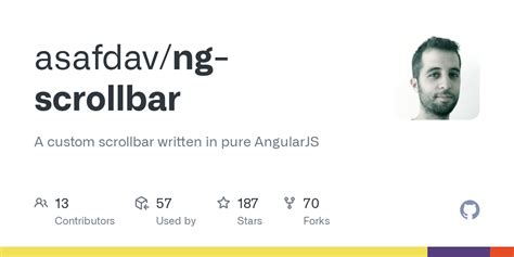 Github Asafdavng Scrollbar A Custom Scrollbar Written In Pure Angularjs