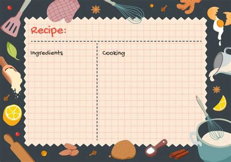 recipe border vector art icons and graphics for free download