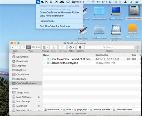 Using Onedrive On Mac Rockjas