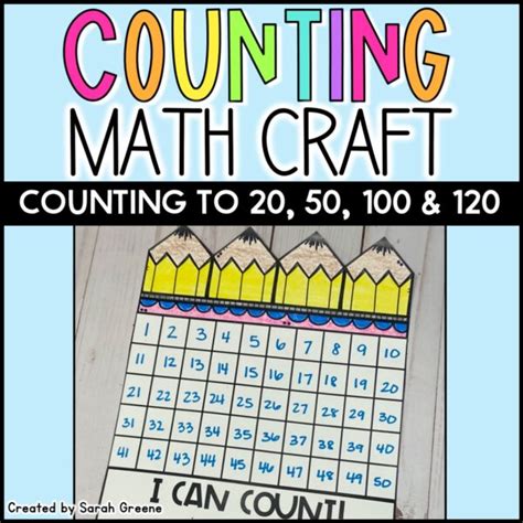 Counting Math Craft Made By Teachers