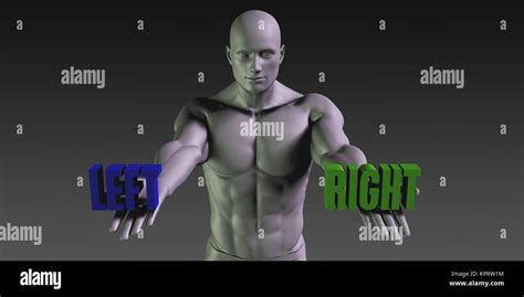 Left Vs Right Stock Photo Alamy