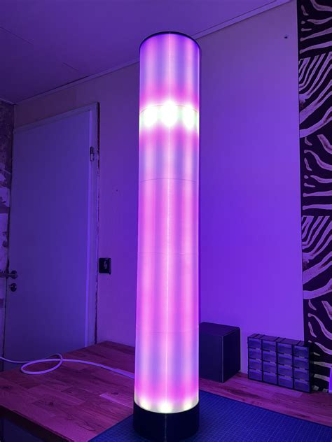 Led Tower Lamp Wled Tower Lamp By Qrotec Download Free Stl Model