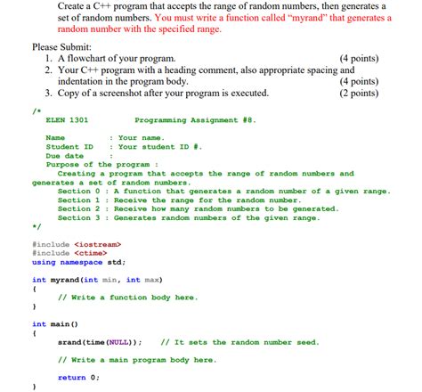 Create A C Program That Accepts The Range Of Random