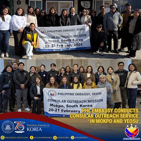 Philippine Embassy Conducts Consular Outreach Service In Mokpo And
