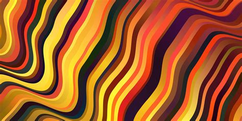 Dark Orange Vector Background With Curves 2544603 Vector Art At Vecteezy