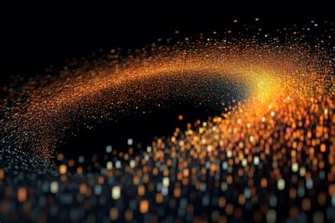 Premium Ai Image Data Symphony Abstract Visualization Of Interweaving Dots Representing Big Data