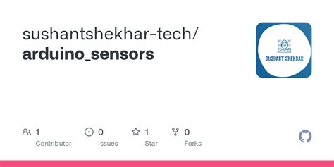 github sushantshekhar tech arduino sensors