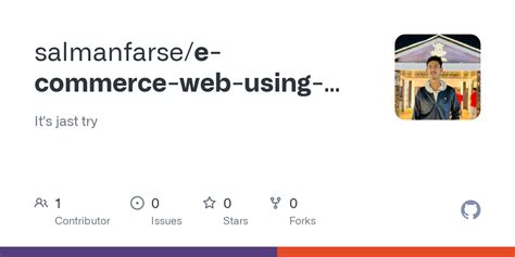 GitHub Salmanfarse E Commerce Web Using Html Css It S Jast Try