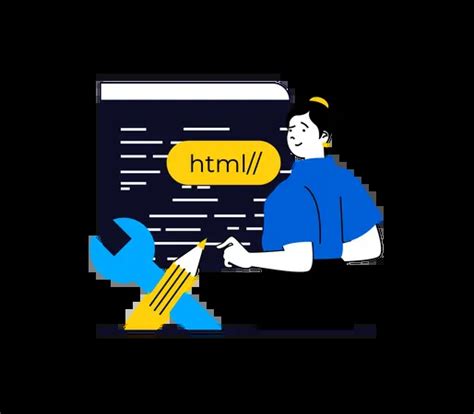 Male Frontend Developer Illustration Free Download Design