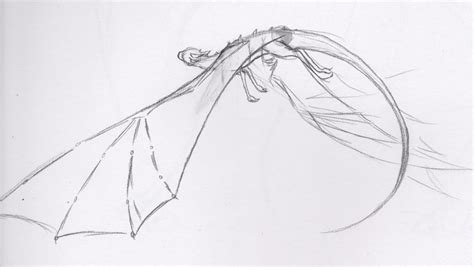 Dragon Flying By Iceofwaterflock On Deviantart Dragon Sketch
