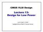 PPT VLSI Design Flow PowerPoint Presentation Free Download ID