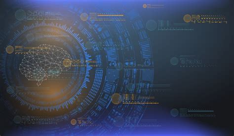 Abstract Big Data Visualization Royalty Free Vector Image