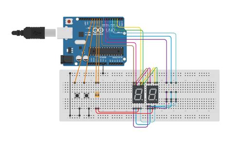 circuit design copy of 2 digit counter tinkercad