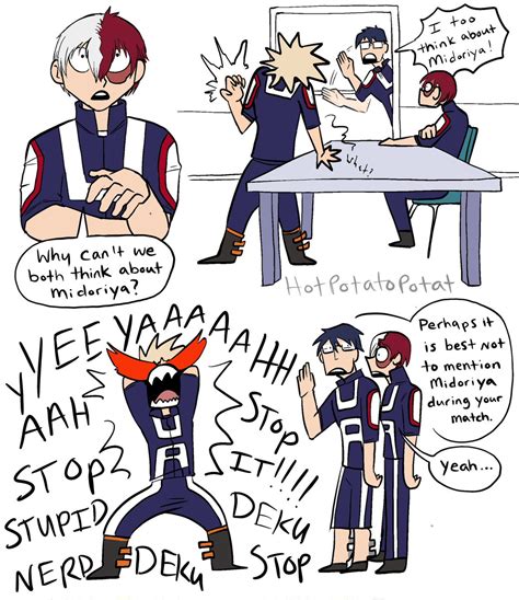 Hot Potato On Twitter My Sister Is Watching Mha For The First Time And She Wrote This Comic
