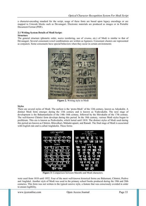 Character Recognition System For Modi Script Pdf Desktop Publishing Computer Software And