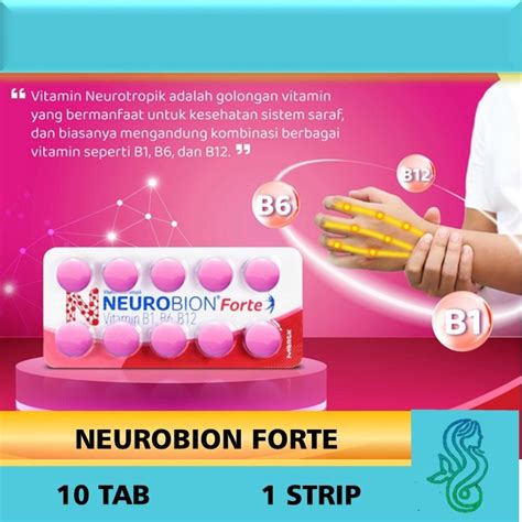 Neurobion Forte Strip Contents 10 Tablets Shopee Philippines