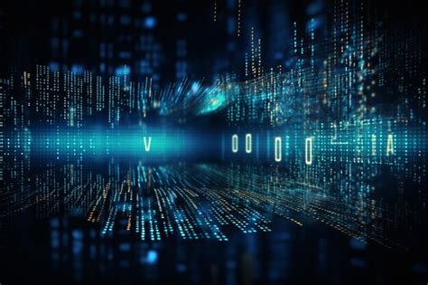 Premium Photo Cybernetic Matrix Decoding 01351 03 In Streaming Binary