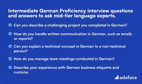 62 German Proficiency Interview Questions Adaface