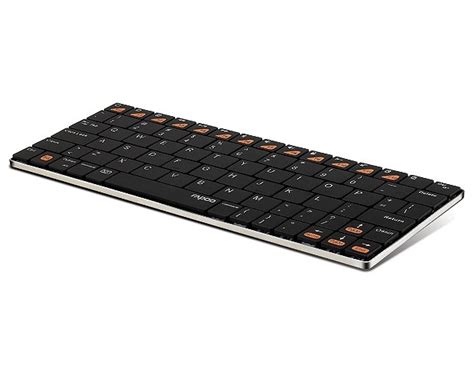 Rapoo E6100 Bluetooth Slim Keyboard Black2 Copy Gamingshogun