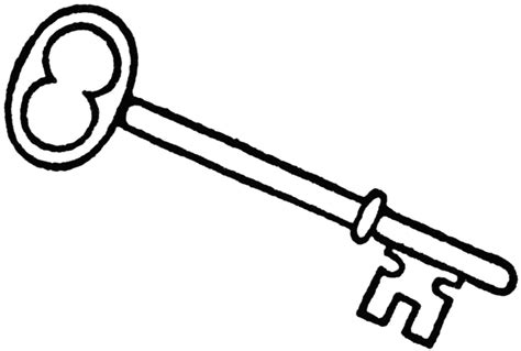 Key Clipart Outline