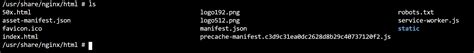 Reactjs Why Can Nginx Not Load My React App With The Right Css And Js