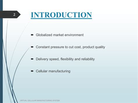 Design Of Virtual Cellular Manufacturing Using Optimization Techniques Ppt