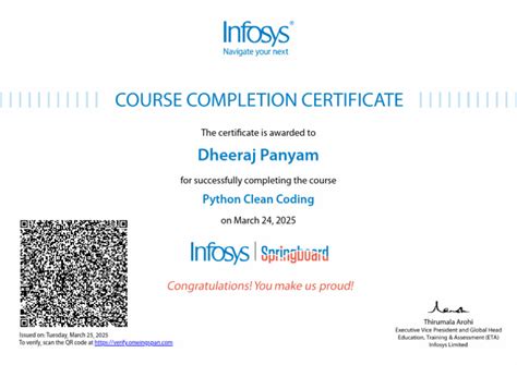 Python Clean Coding Certificate Pdf