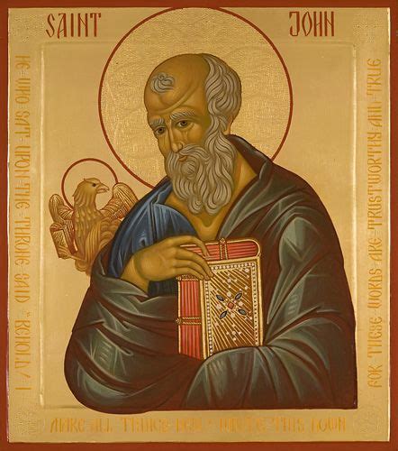 Saint John Icons Of The Four Evangelists St John The Apostle And