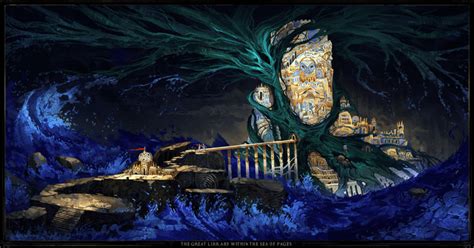 The Great Library Within The Sea Of Pages By Me Rimaginarylandscapes
