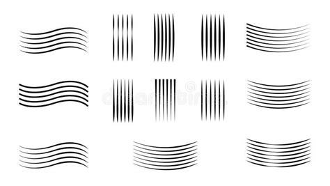 Multiple Lines Design Pattern Doodles Line Designs Stock Vector