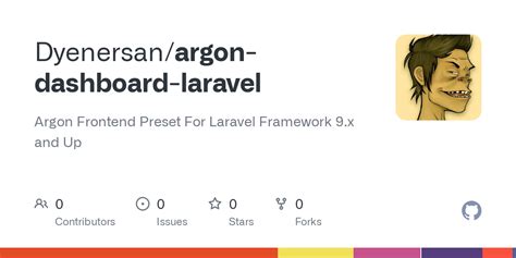 Github Dyenersanargon Dashboard Laravel Argon Frontend Preset For