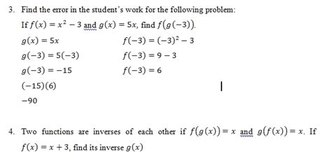Composition Of Functions Of Worksheet Pdf And Answer Key Scaffolded Questions