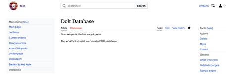 Decentralized Wikipedia Update Dolthub Blog