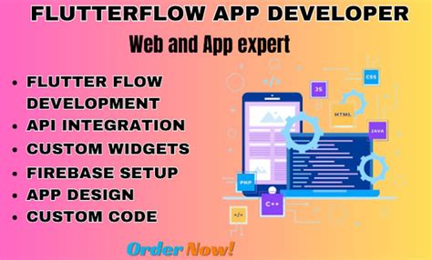 Create Flutterflow Flutter App Firebase Mobile App Ios Development By