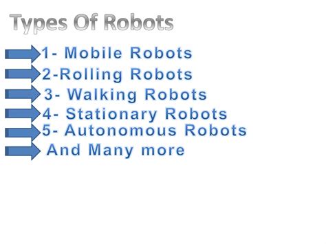 robotics and control theory pptx robotics technology and computing