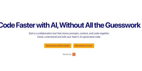 Gait Open Source Collaboration Layer For Ai Codegen Product Hunt