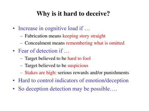 ppt spoken cues to deception powerpoint presentation free download id 243137