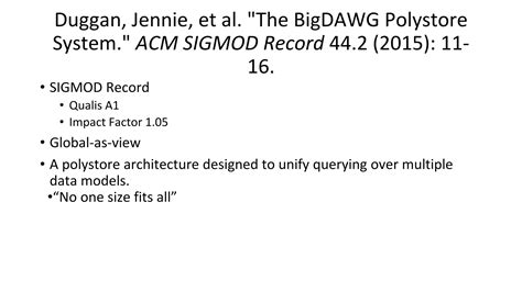 Survey On Nosql Integration Ppt