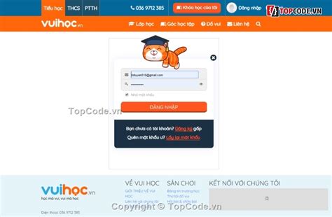 Full Source Code đồ án Website Chương Trình Giáo Dục Tiểu Học Laravel